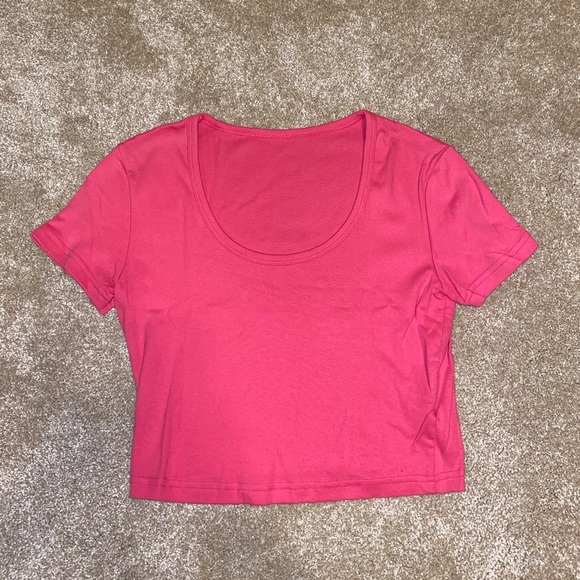 American Apparel | Tops | American Apparel Baby Rip Crop Tshirt | Poshmark